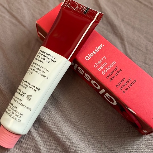 Glossier | Makeup | Nwt Glossier Cherry Balm Dotcom | Poshmark